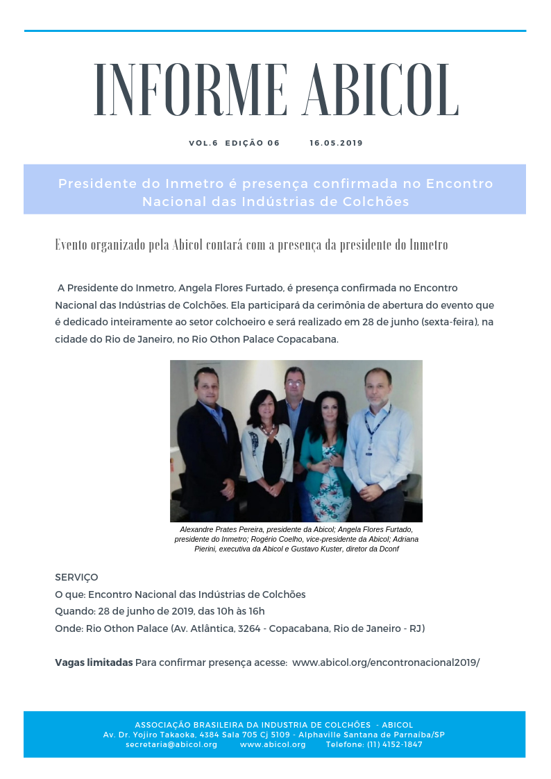 Presidente do Inmetro é presença confirmada no Encontro Nacional das ...